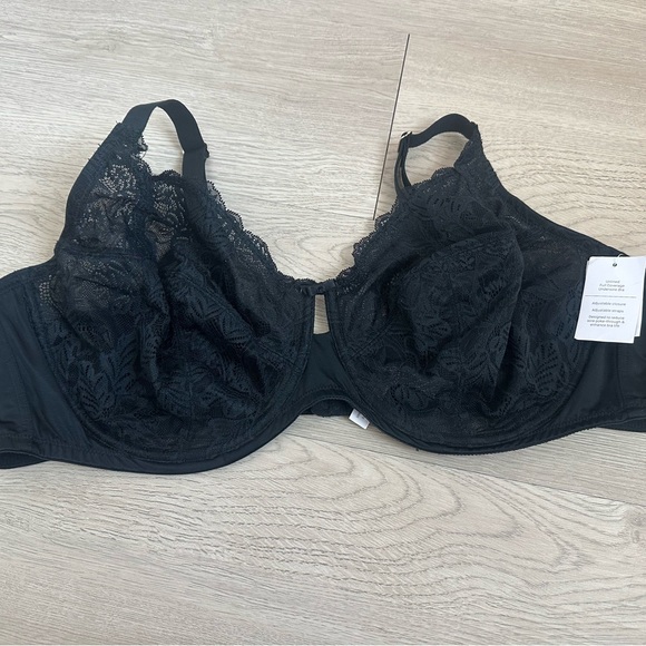 Auden | Intimates & Sleepwear | Auden Black Lace Fullcoverage Bra With ...